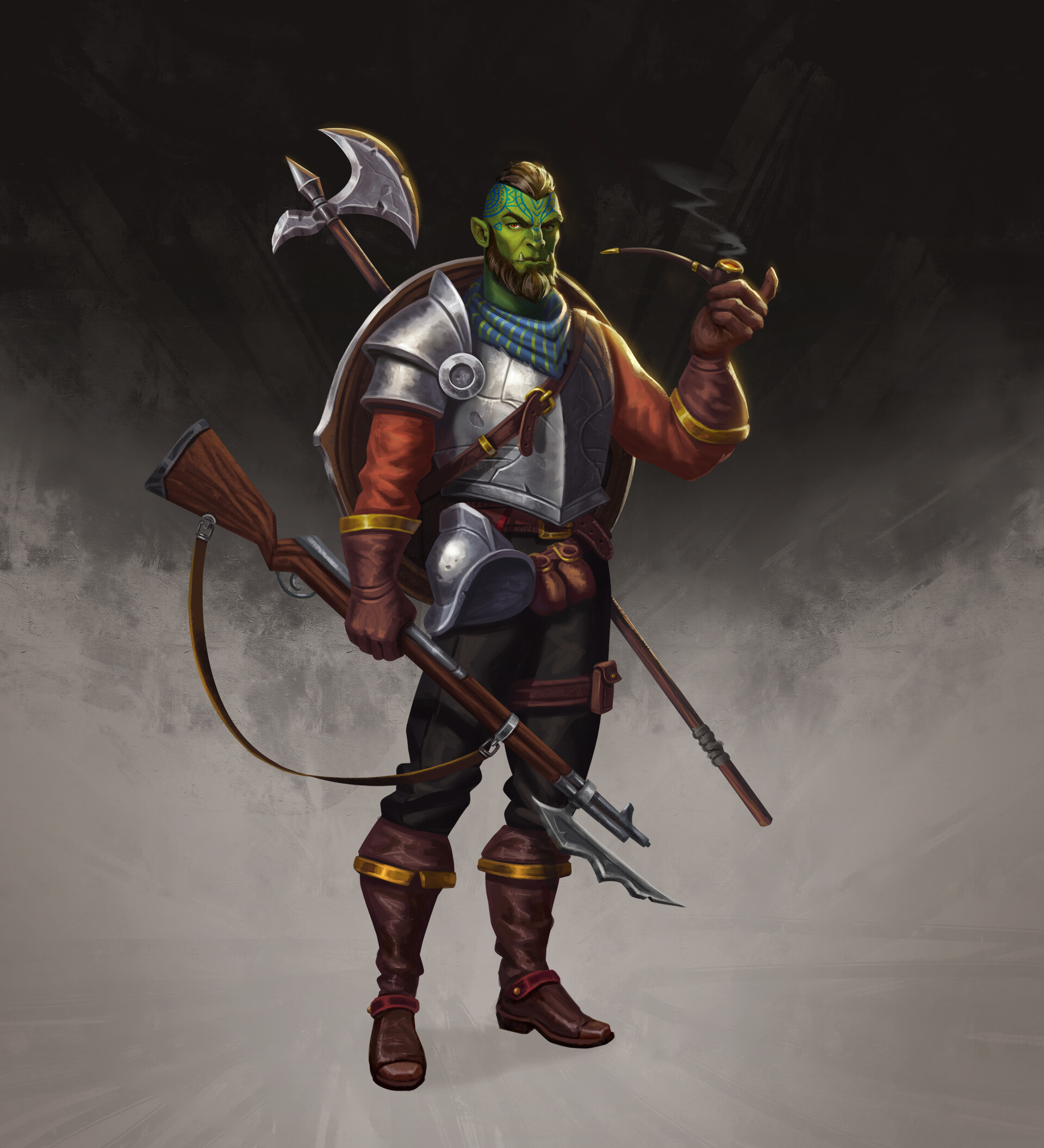 ArtStation - Orc Musketer
