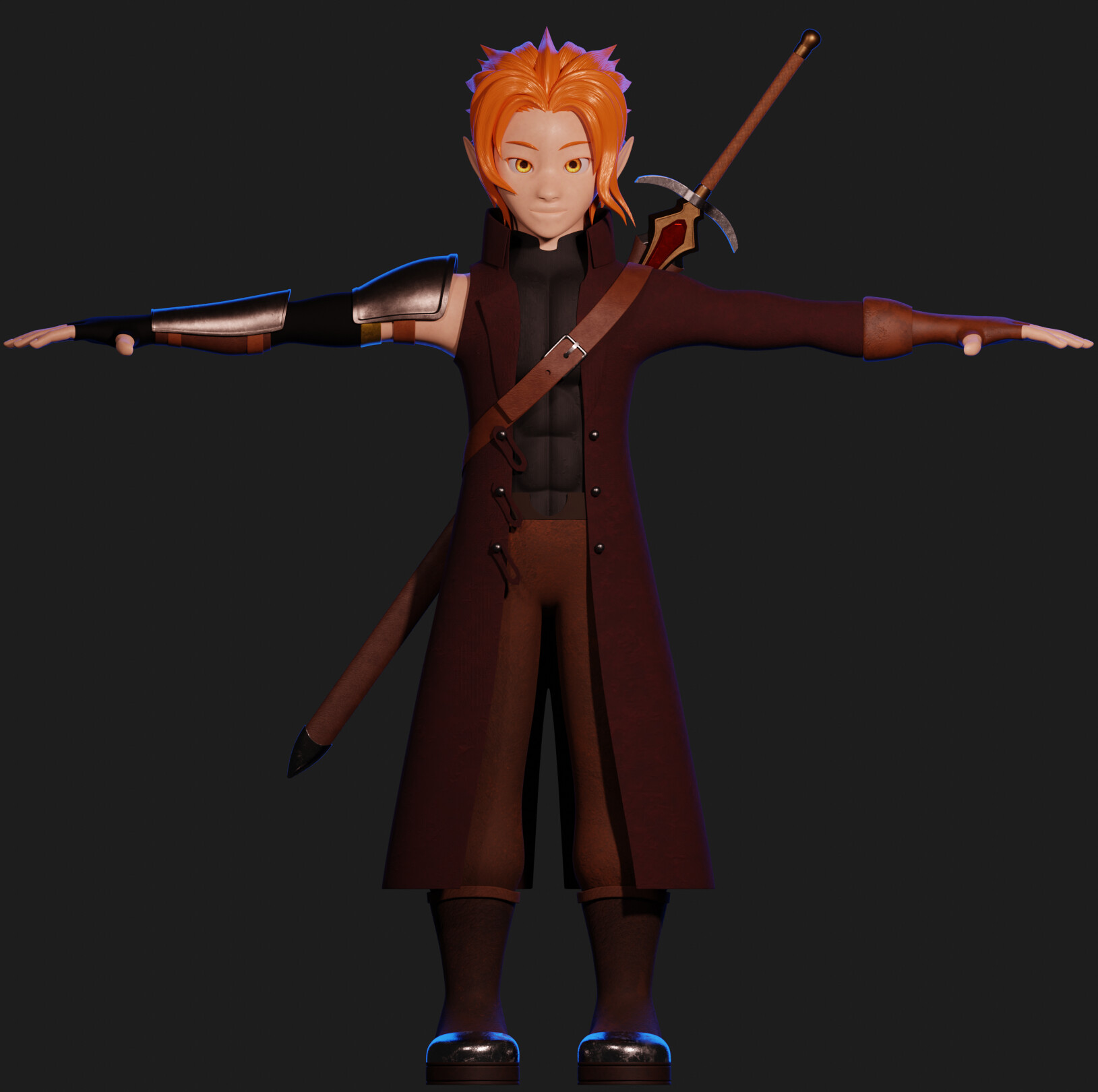 ArtStation - Azure Flame - Character Modeling