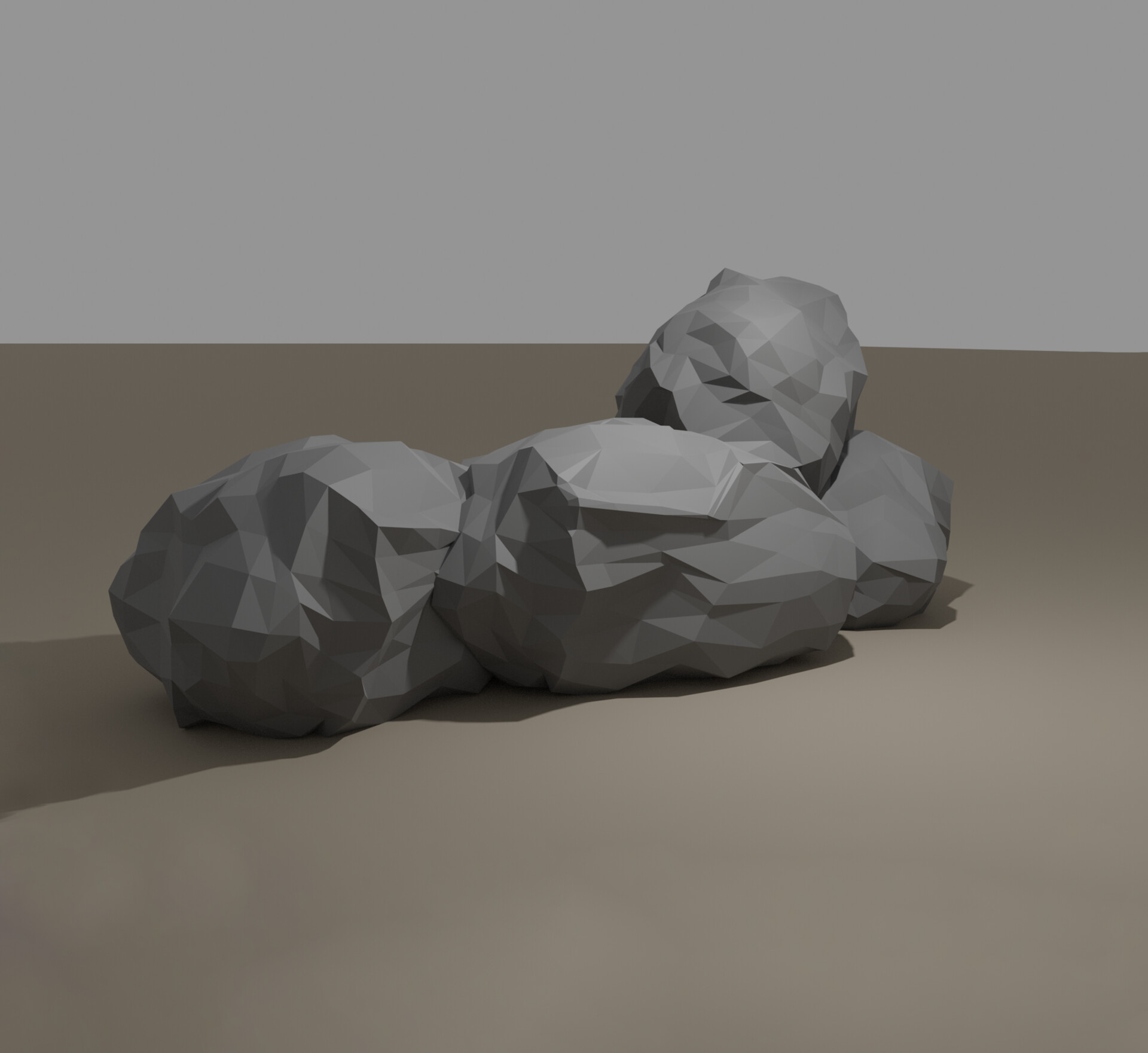ArtStation - Rock Low poly Game asset