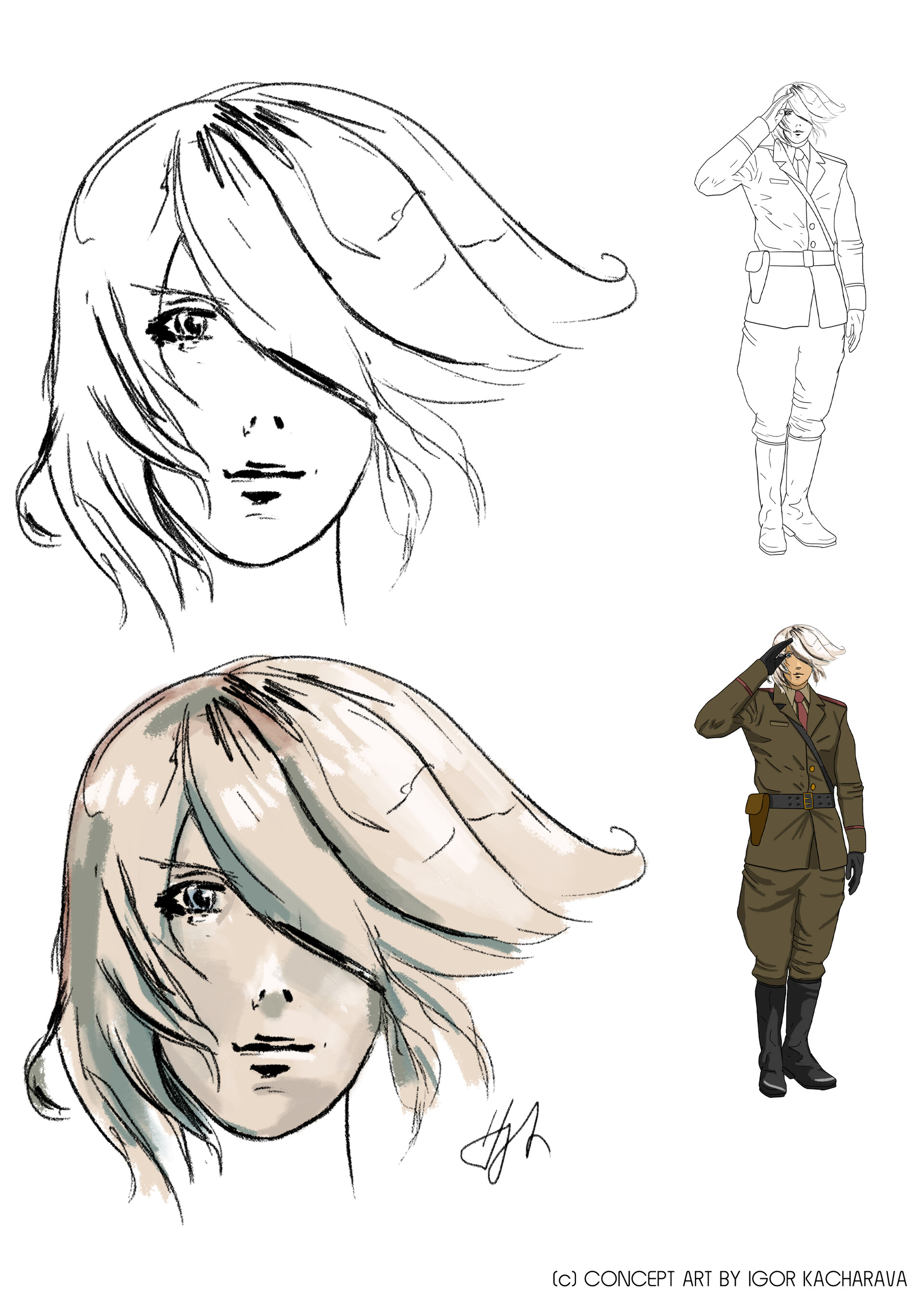 ArtStation - Ivan Raidenovitch Raikov concept art from MGS3