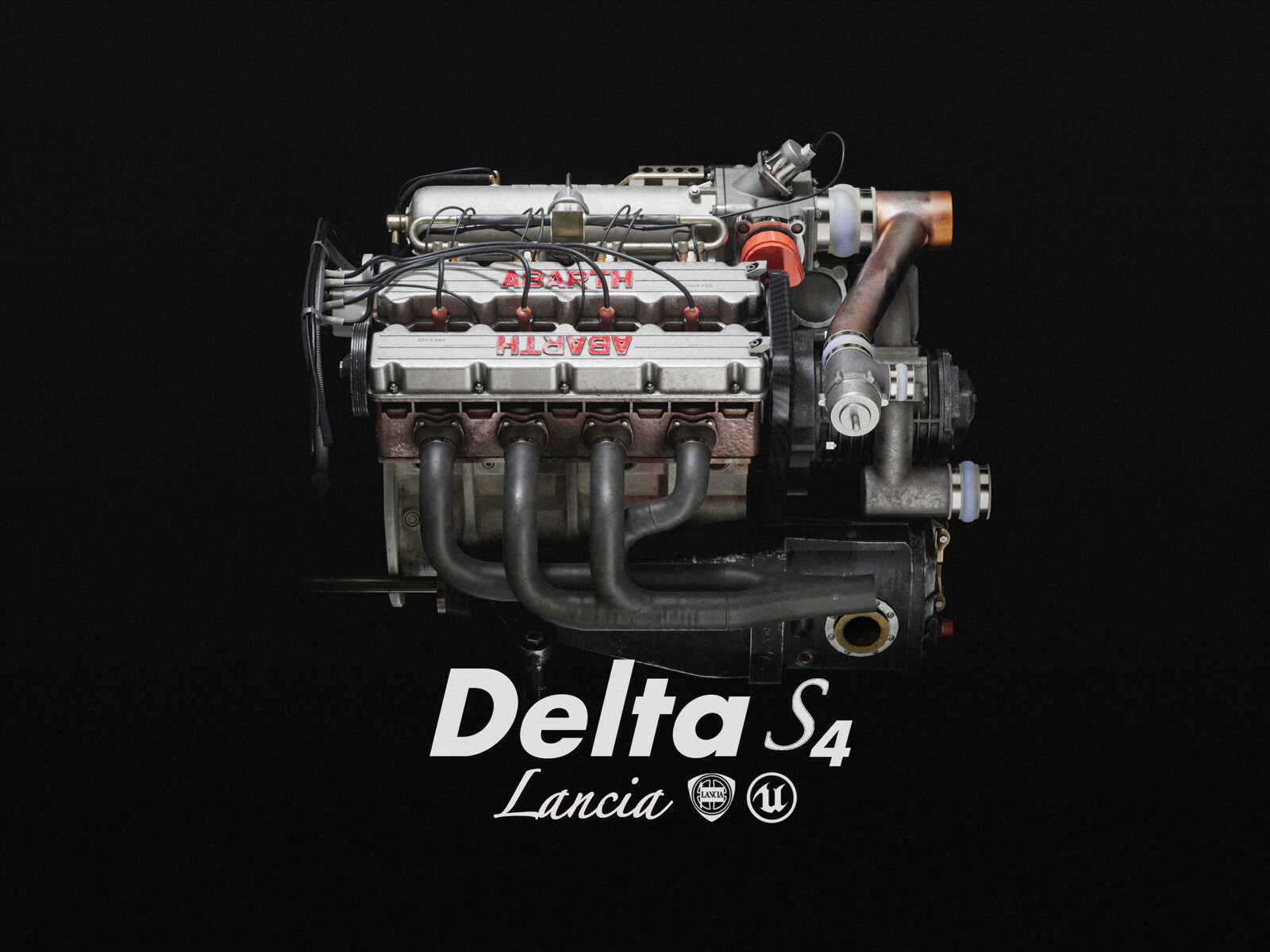 XUANWEN CHEN - Lancia Delta S4 Engine