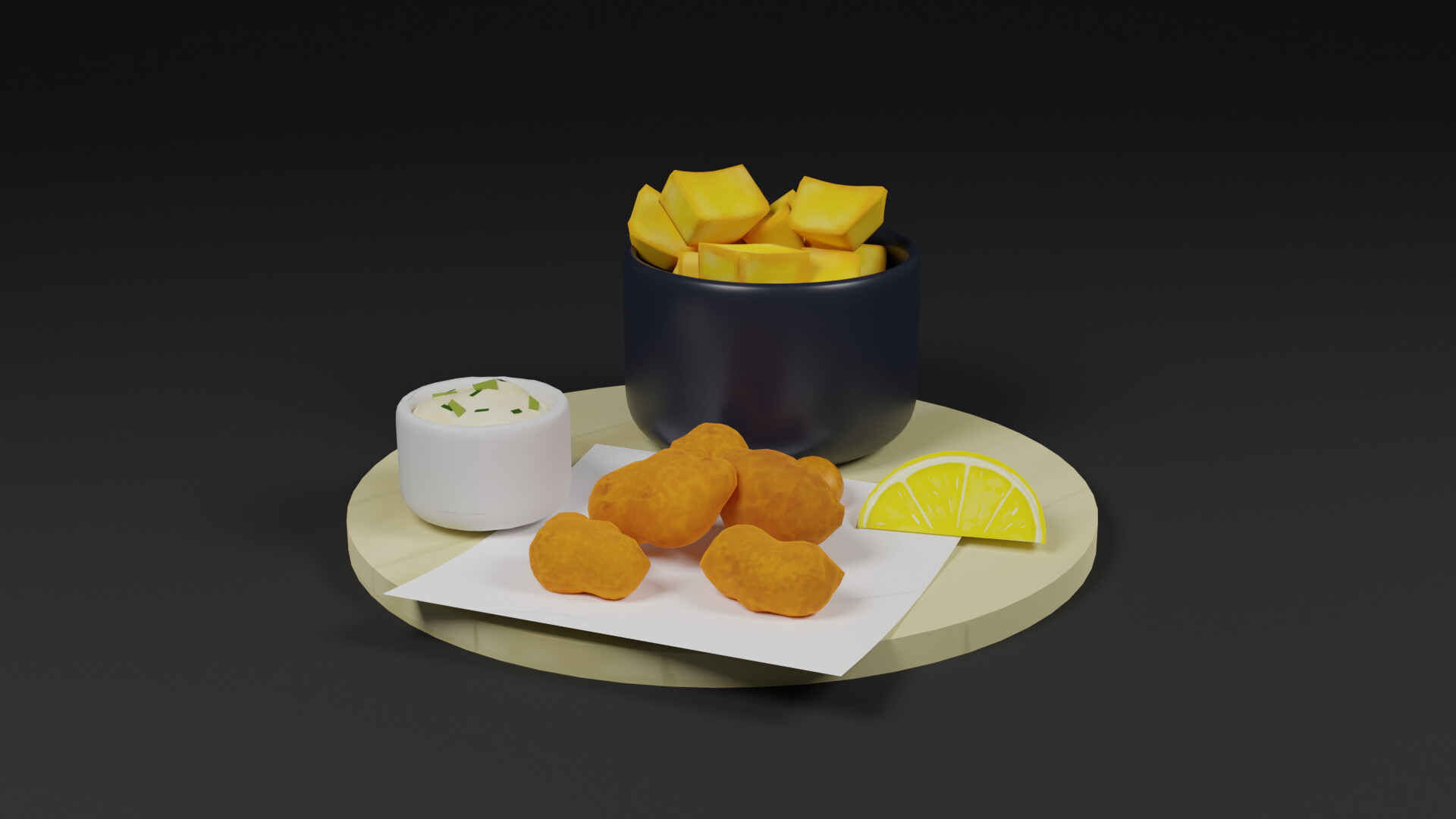 ArtStation - Scampi & Chips