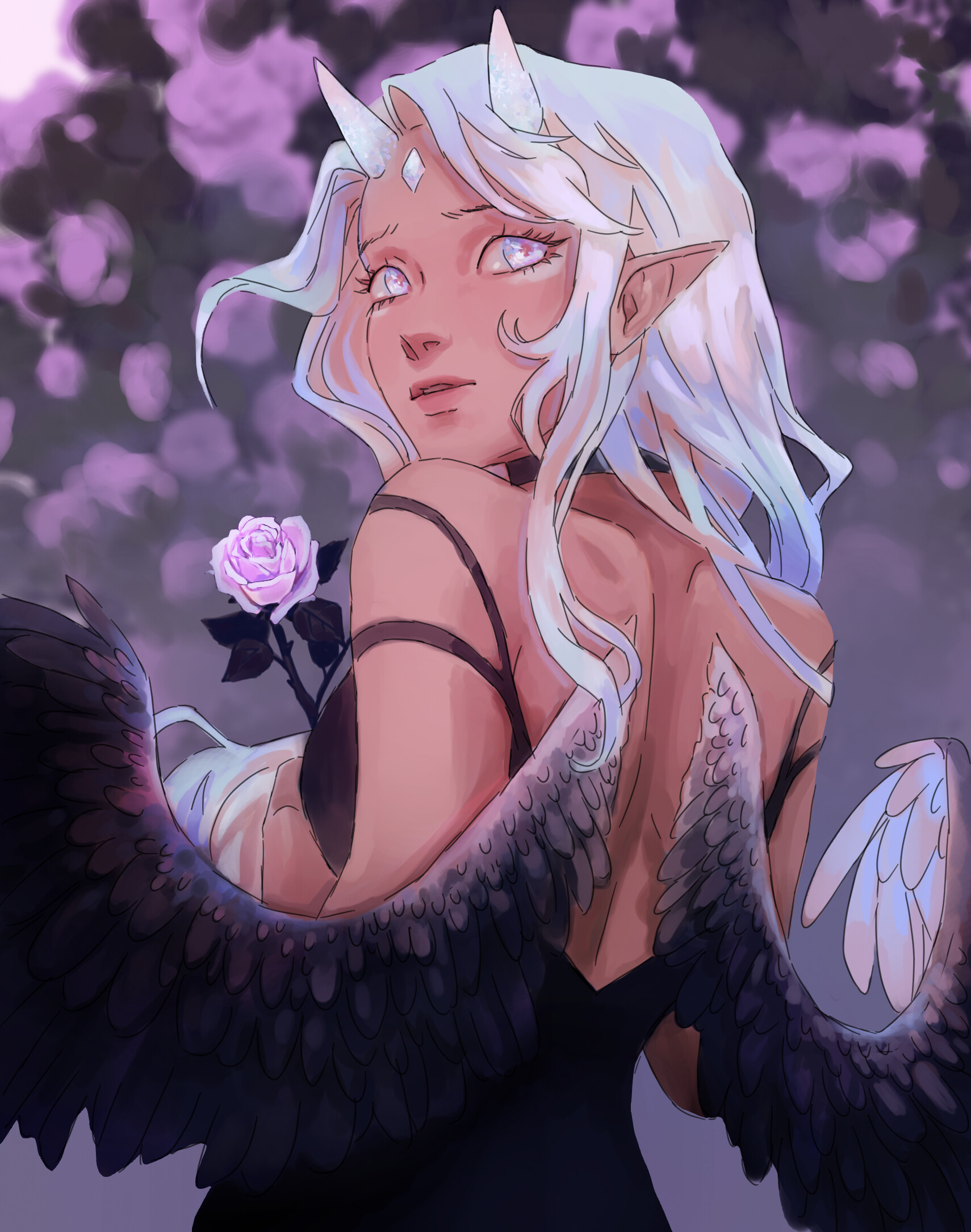 ArtStation - Roses and opals