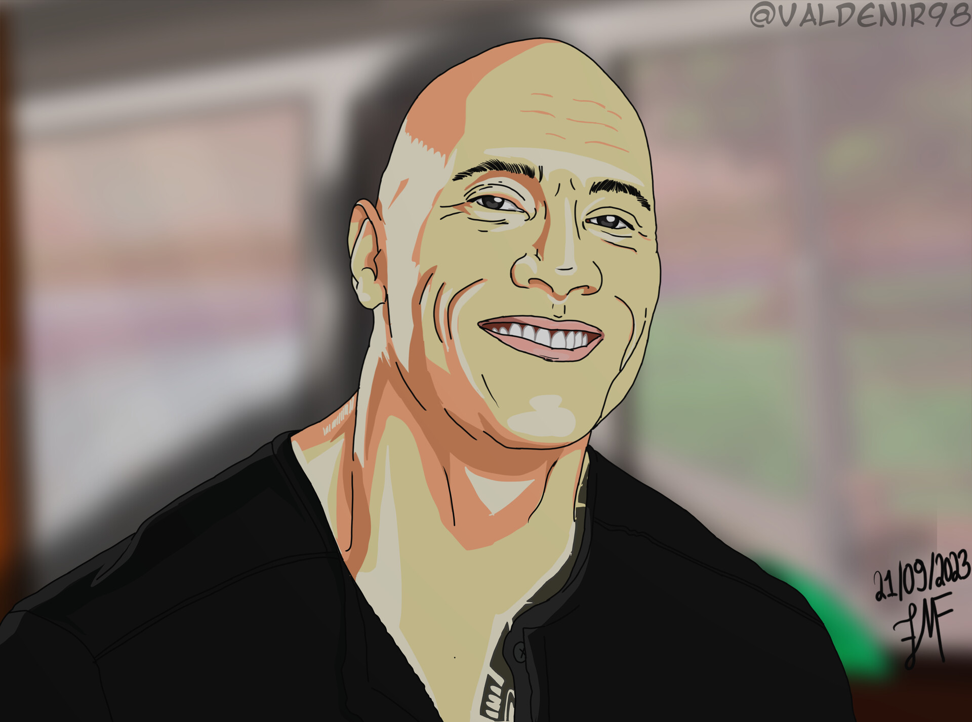 ArtStation - Dwayne Johnson (The Rock)