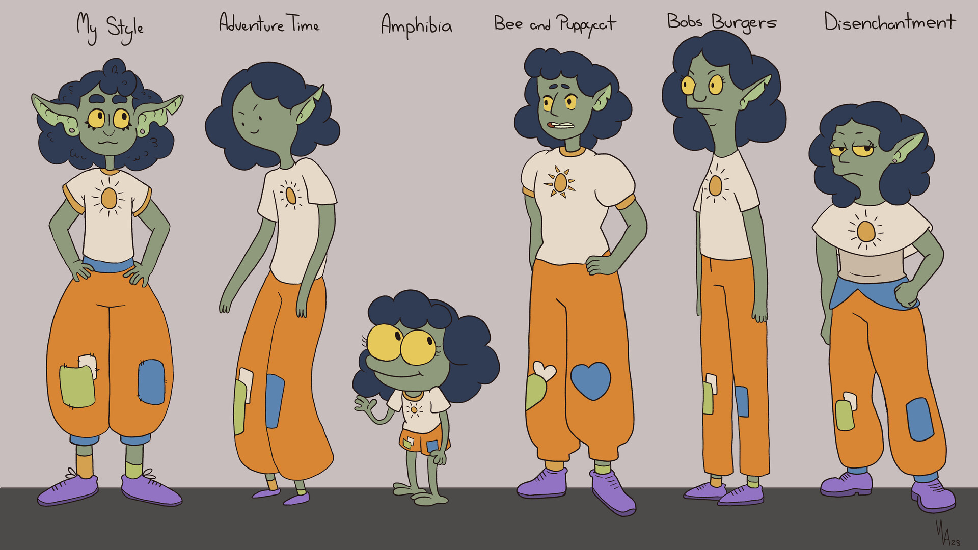 ArtStation - Drawing Pesto in Different Styles!!!