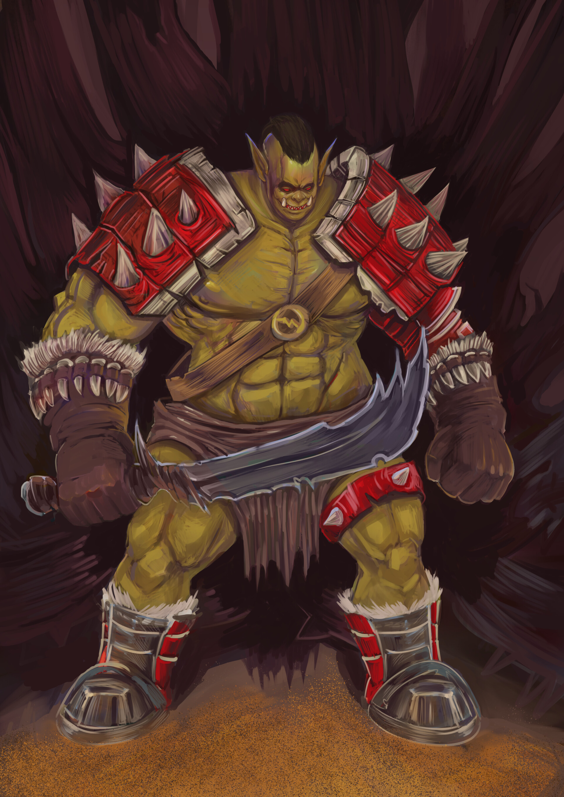 ArtStation - Orc Character Design - Blizzard Fan Art