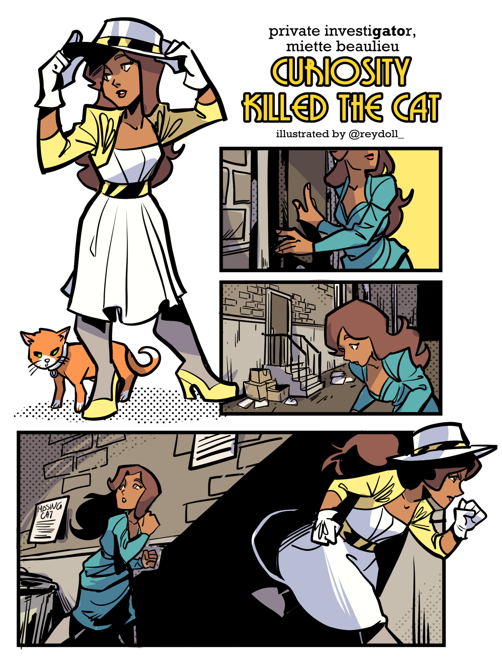 ArtStation - Private InvestiGATOr, Miette Beaulieu