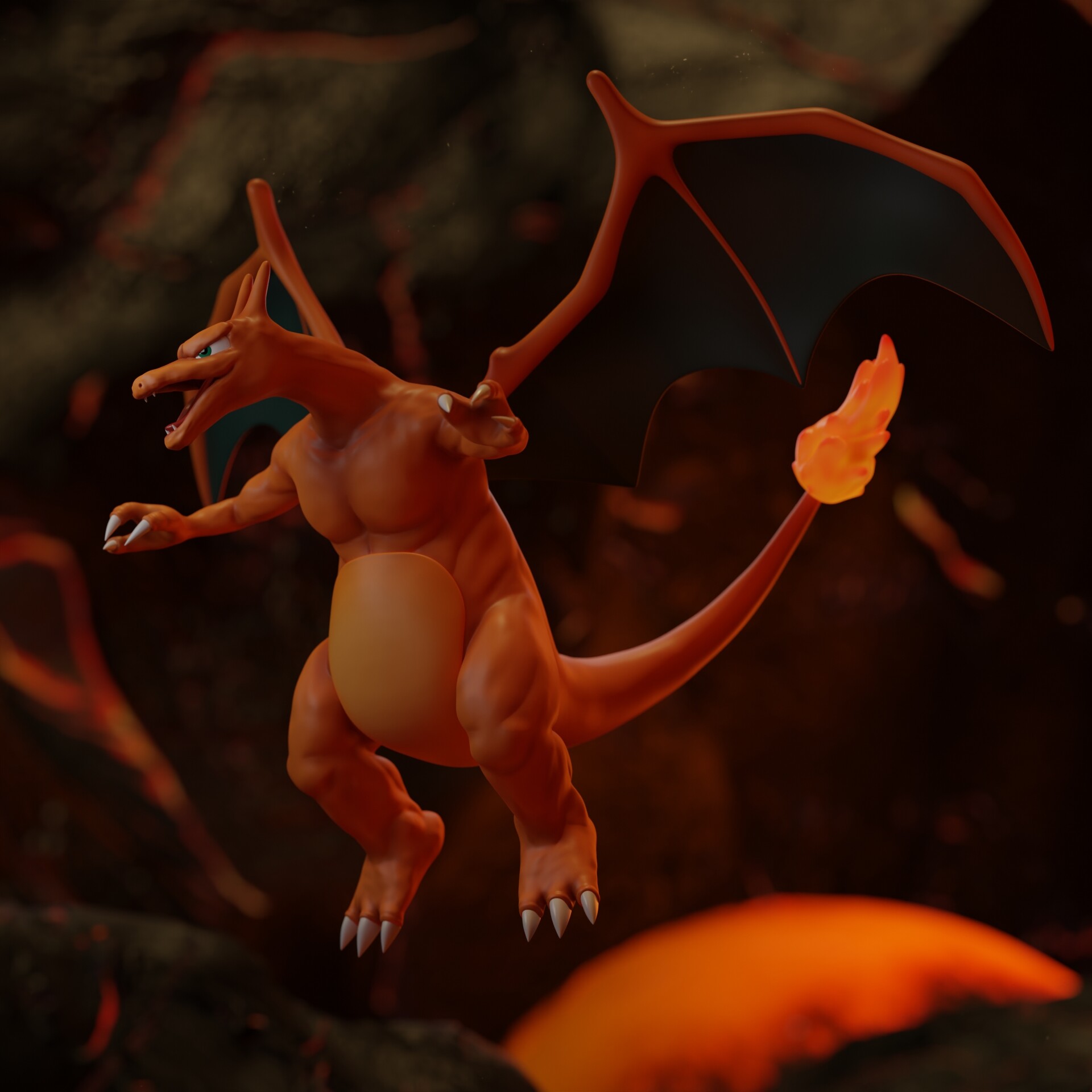 ArtStation - Charizard Pokemon Fan Art