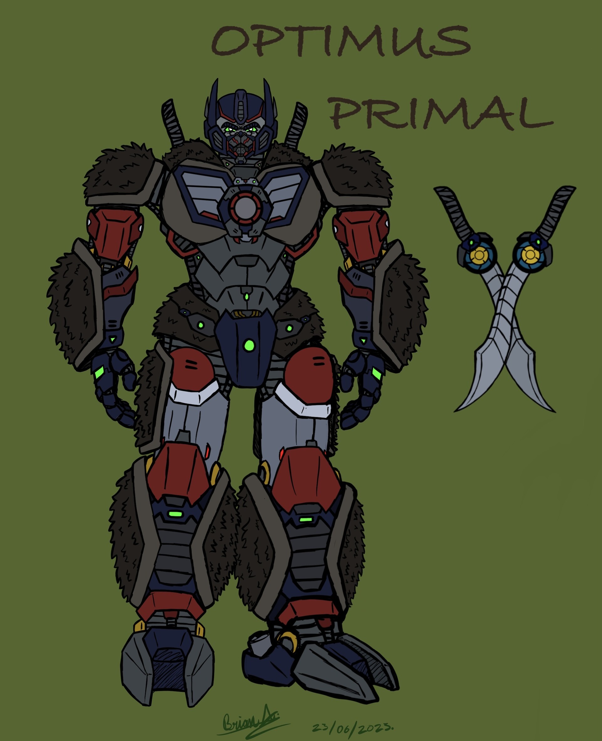 ArtStation - Optimus Primal Redesign