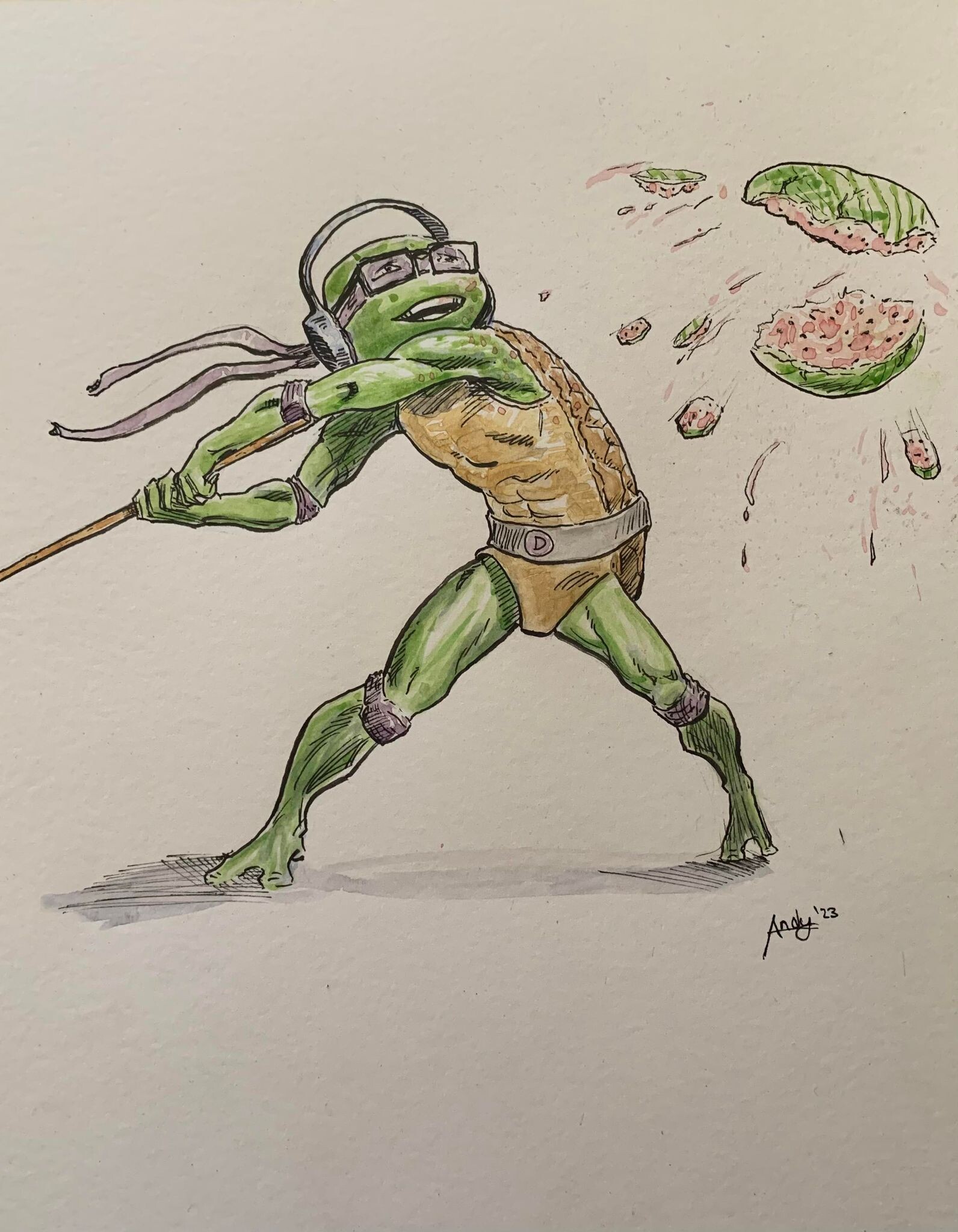 Teenage Mutant Ninja Turtles Donatello Drawing