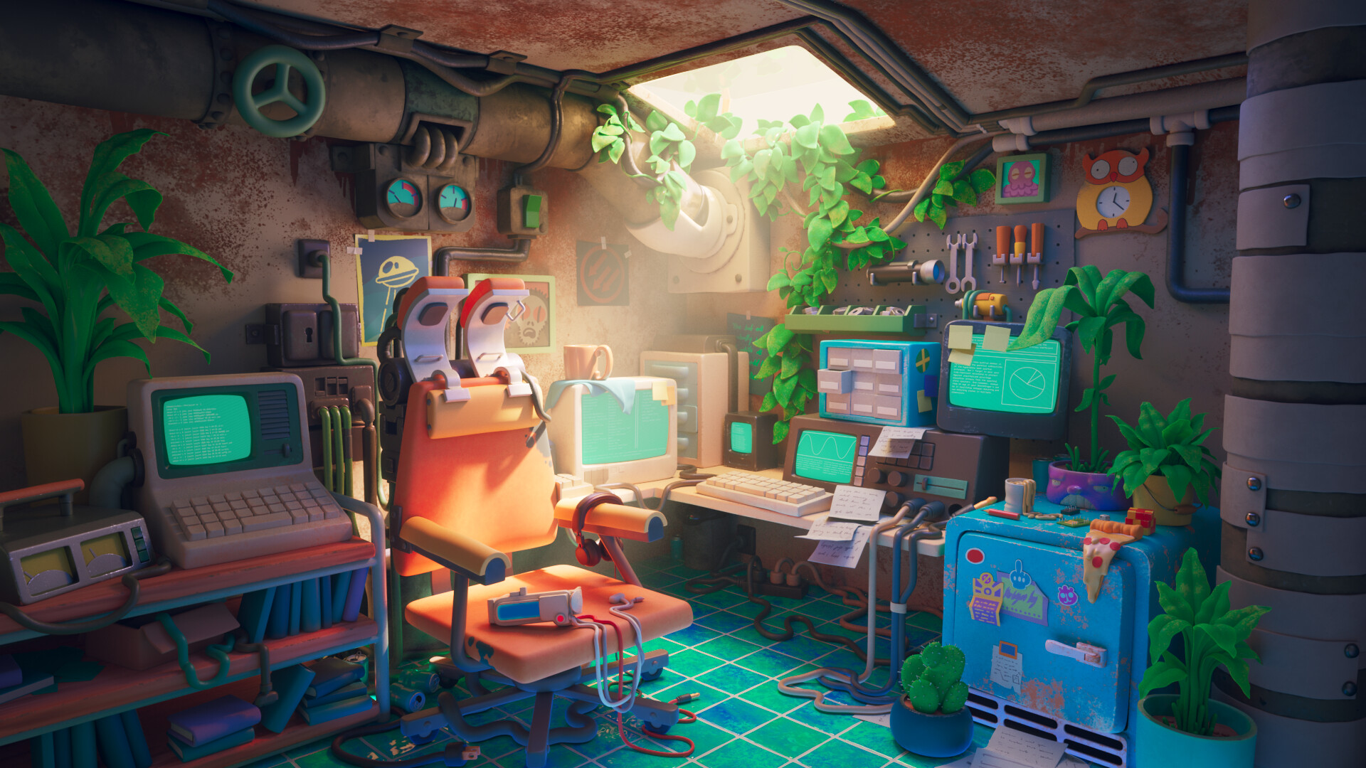 ArtStation - Cluttered Room
