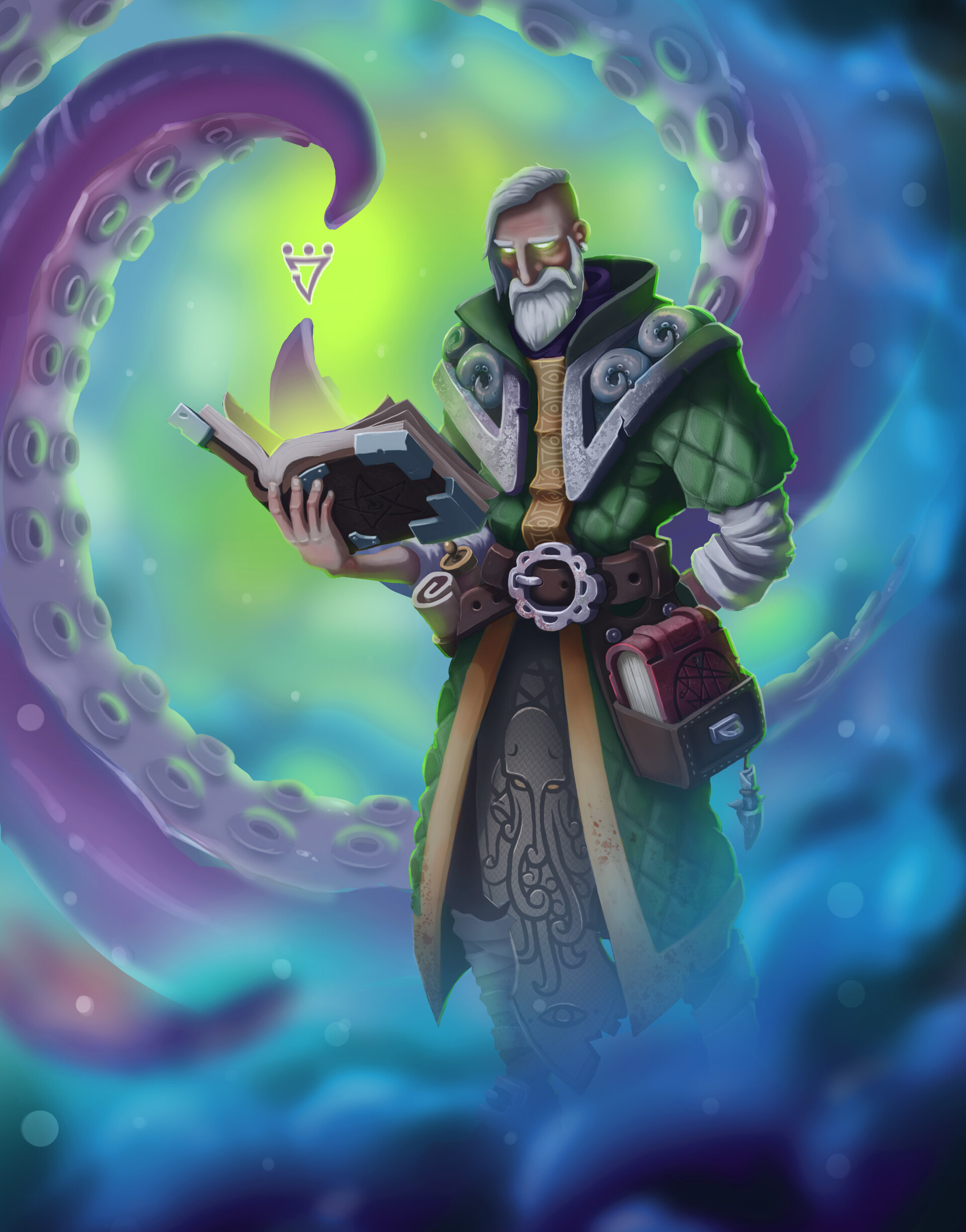 ArtStation - Warlock, adept of the older gods