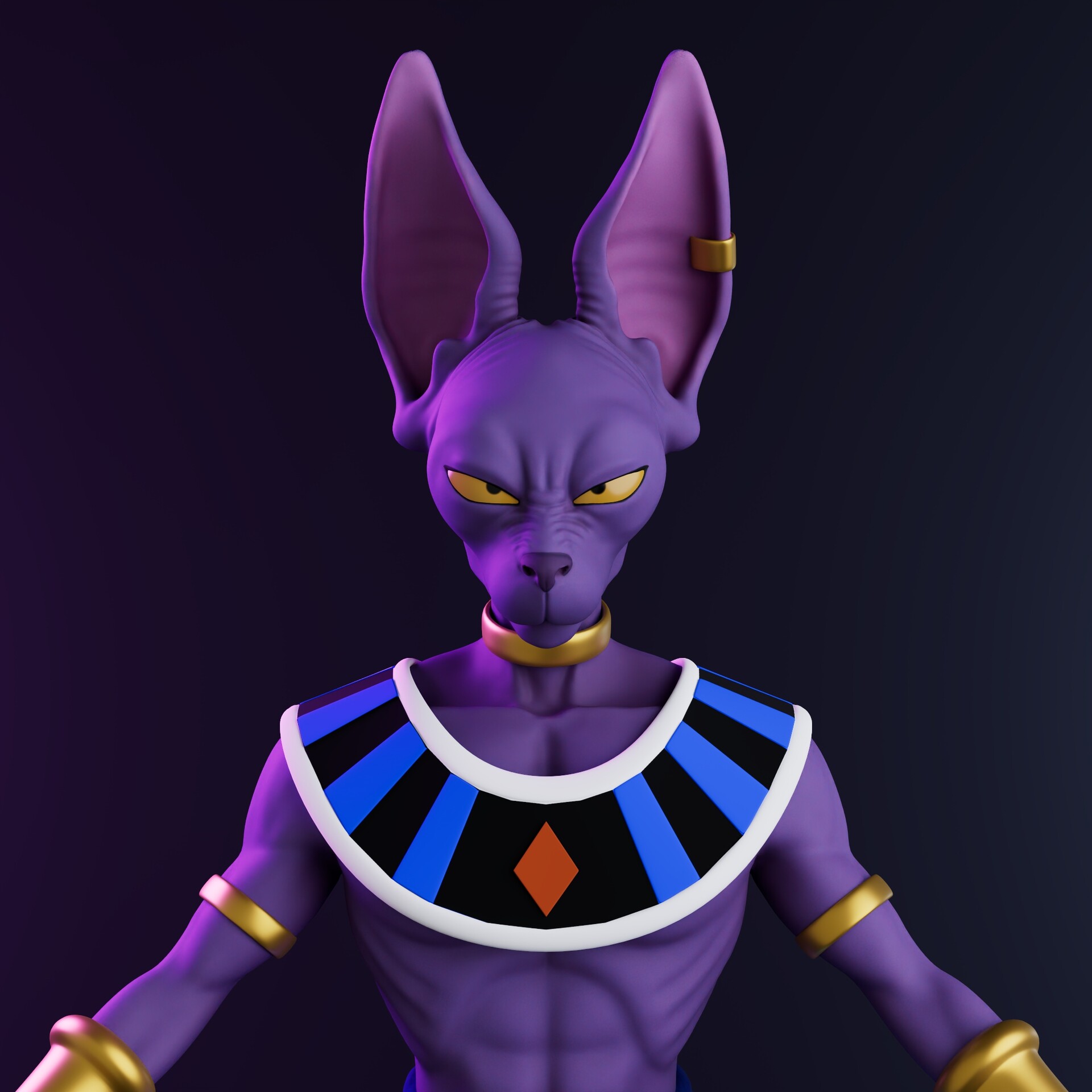 ArtStation - Beerus - The God Of Destruction