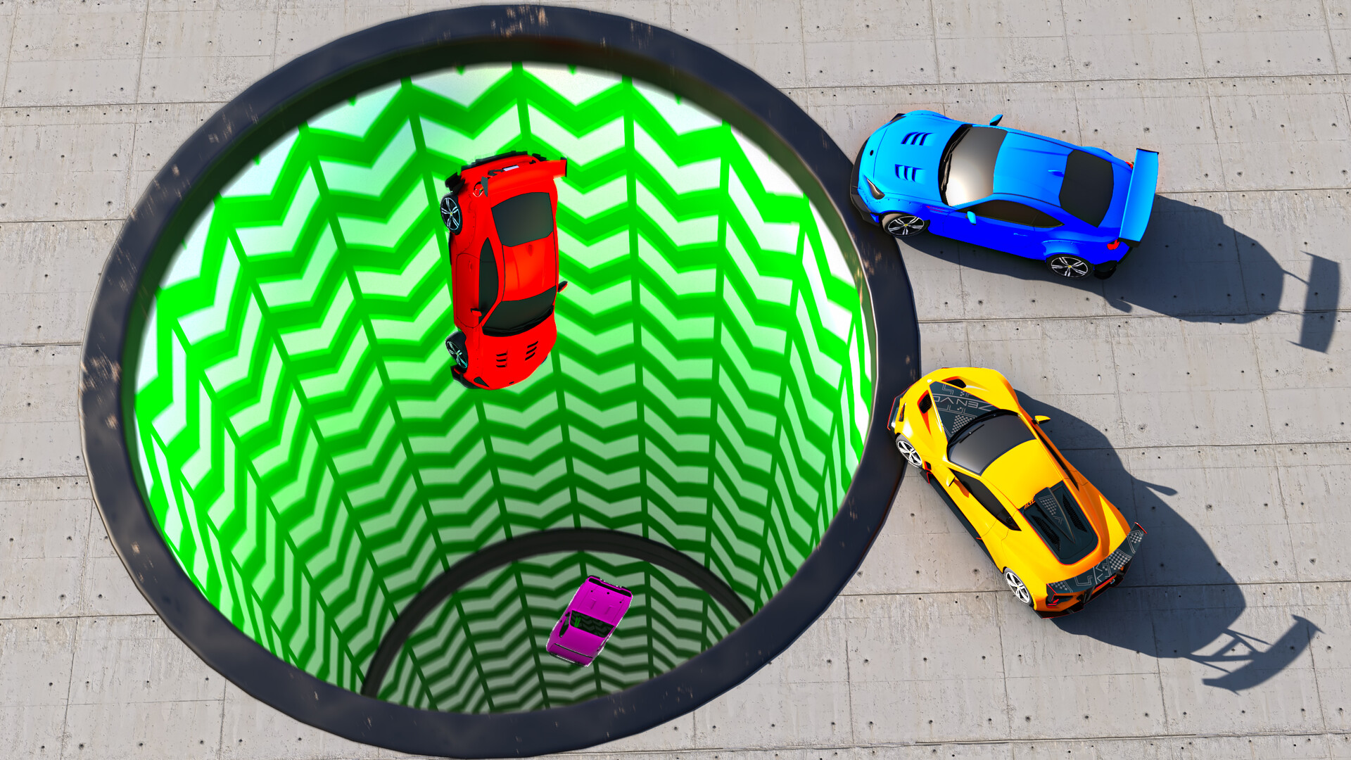 ArtStation - Mega Ramp Car Stunts