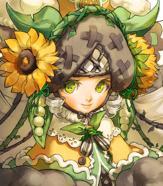 ArtStation - Sunflower girl