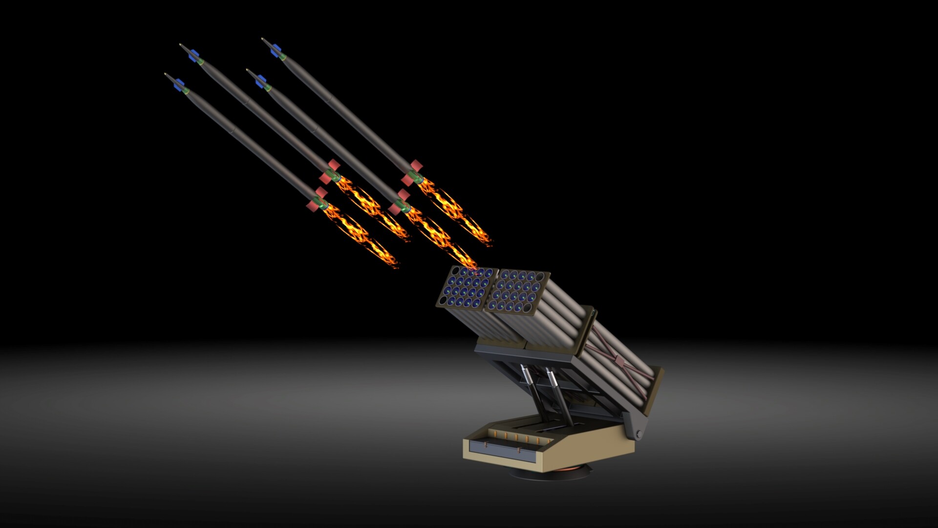 ArtStation - ROKETSAN TRG-122 Rocket and Launcher Design