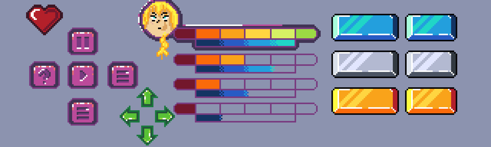 ArtStation - Pixel Bottons