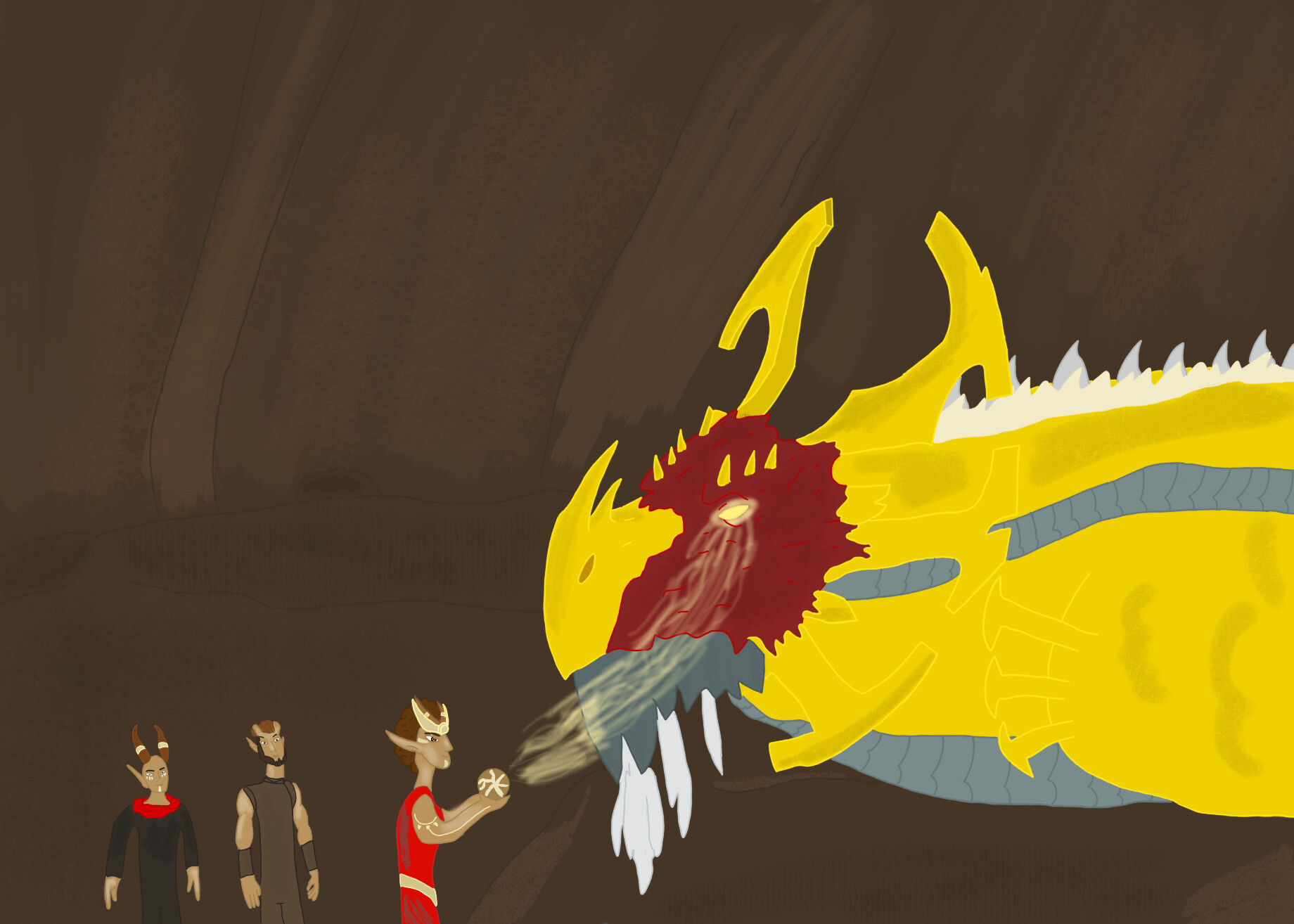 ArtStation - the dragon prince miyana healing eyes of sol regem