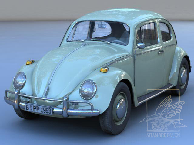 ArtStation - VW 3D model - personal project
