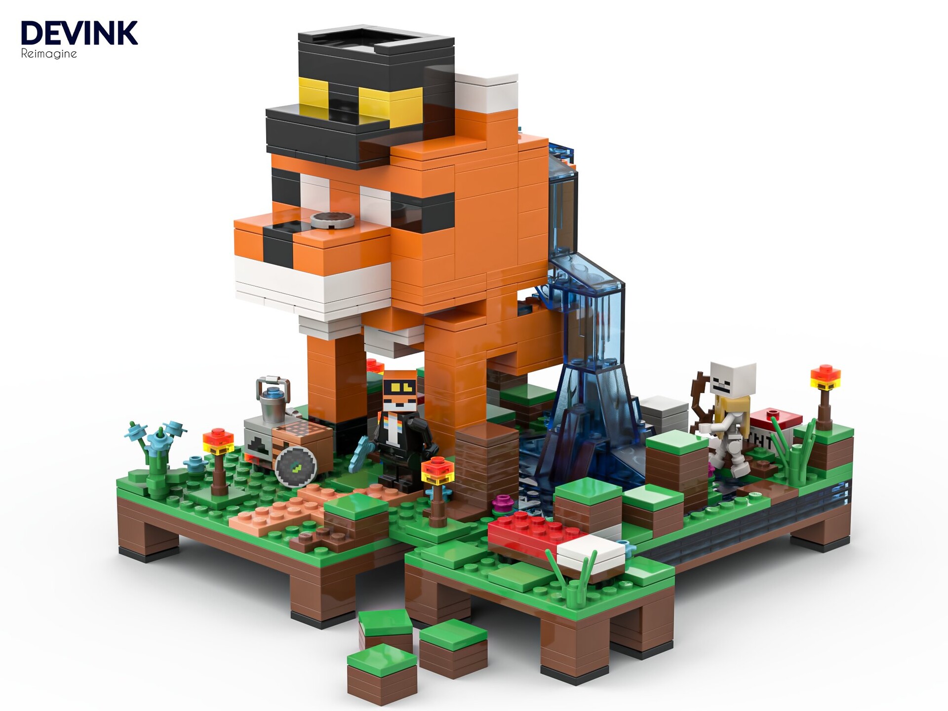 ArtStation - Fundy x LEGO set Concept