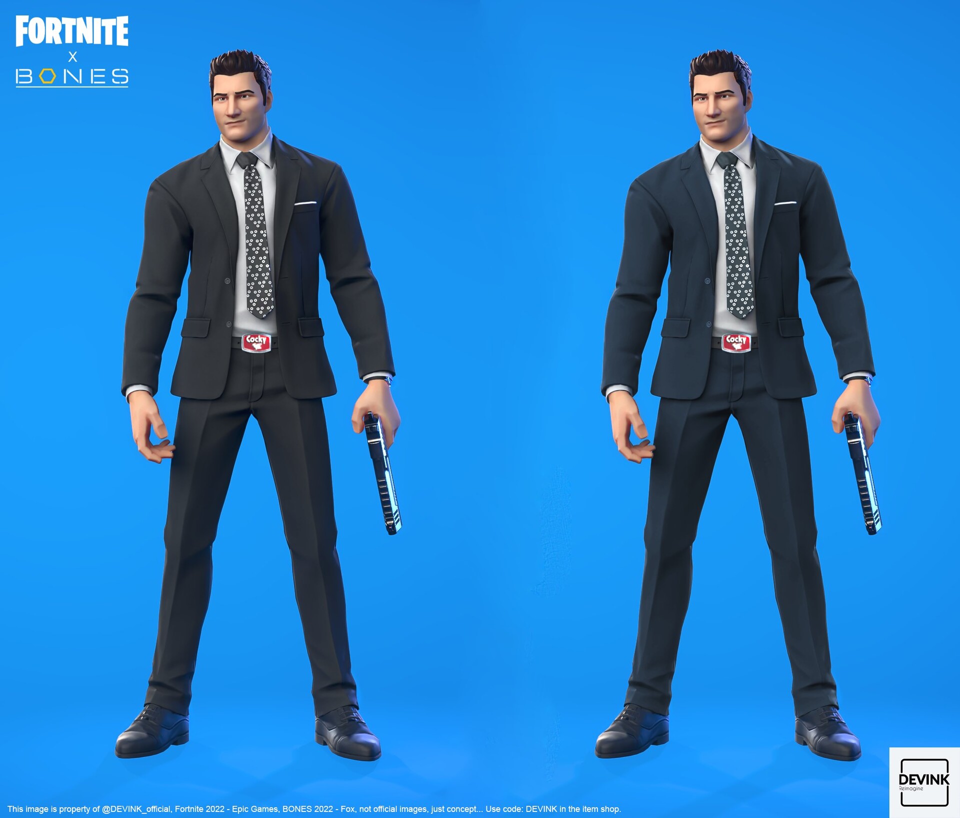 ArtStation - Fortnite x Bones - Agent Booth - Concept