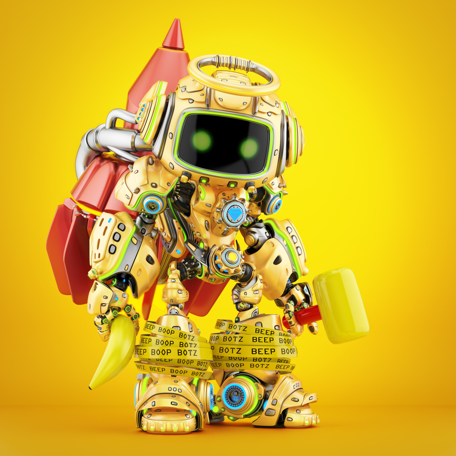 Artworks by Vladislav Ociacia - Banana bot