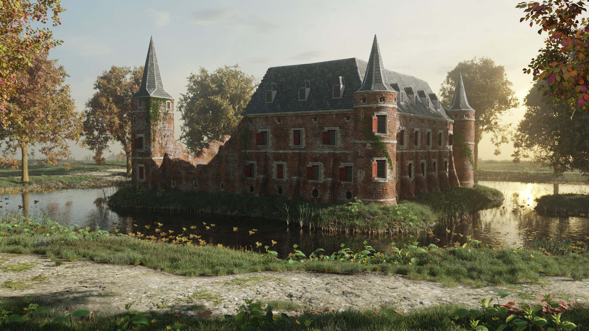 ArtStation - Abandoned Old Castle