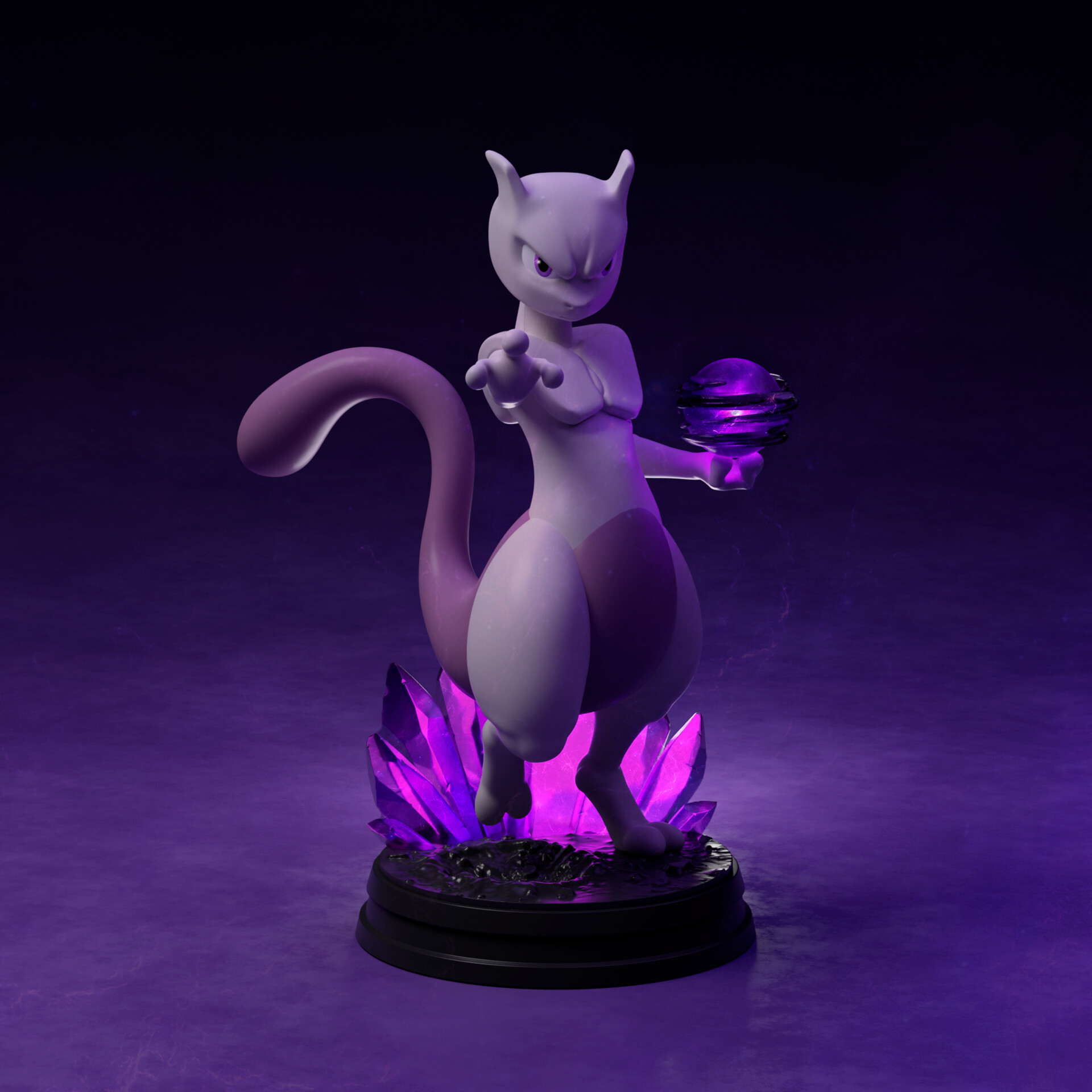 ArtStation - Mewtwo - Fanart Pokémon