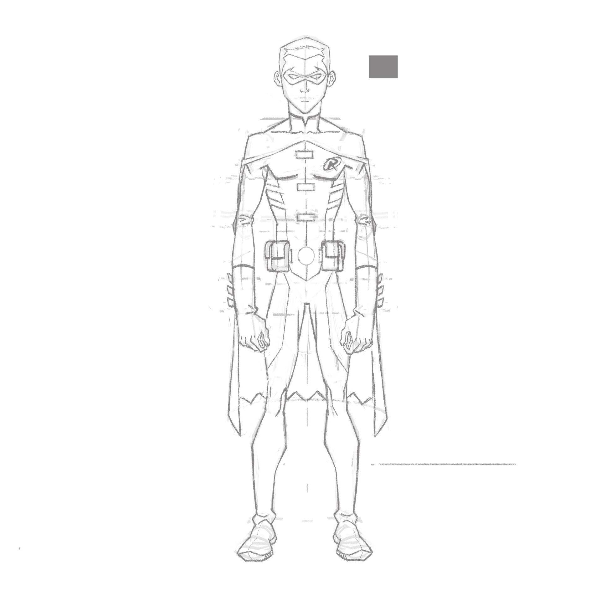 how to draw young justice characters
