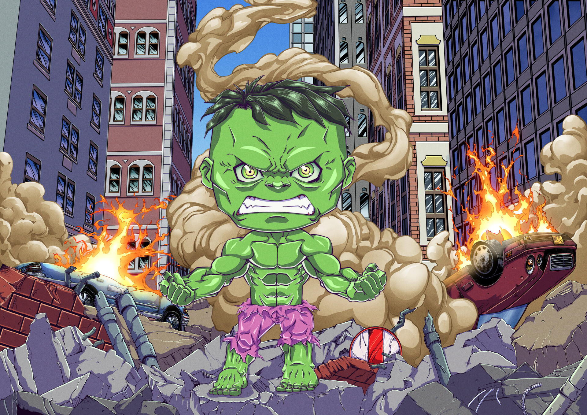 Hulk Chibi Cute She Hulk Chibi Drawing, Hulk, Avengers, Superhero Png