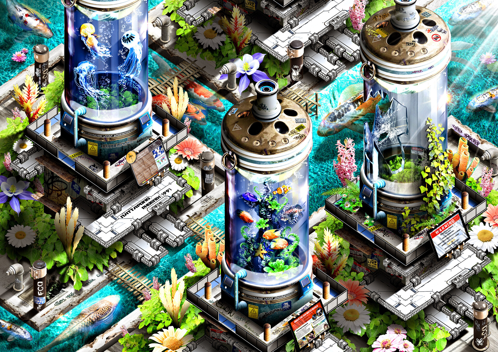 ArtStation - The Aquarium (Post Apocalyptic World)