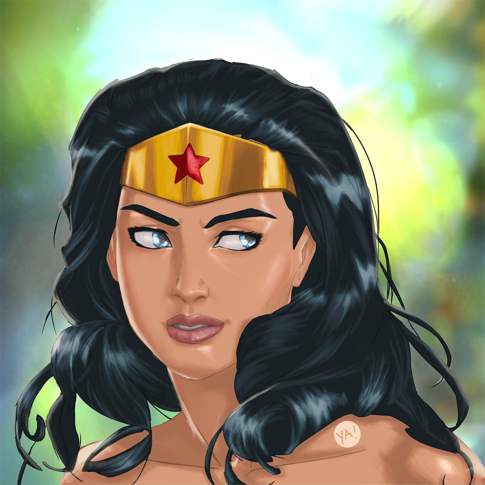 ArtStation - Wonder Woman Portrait