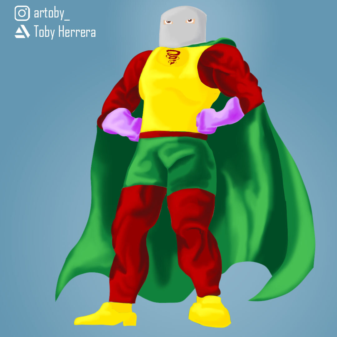 ArtStation - AllStar-Tober Day 25 Red Tornado