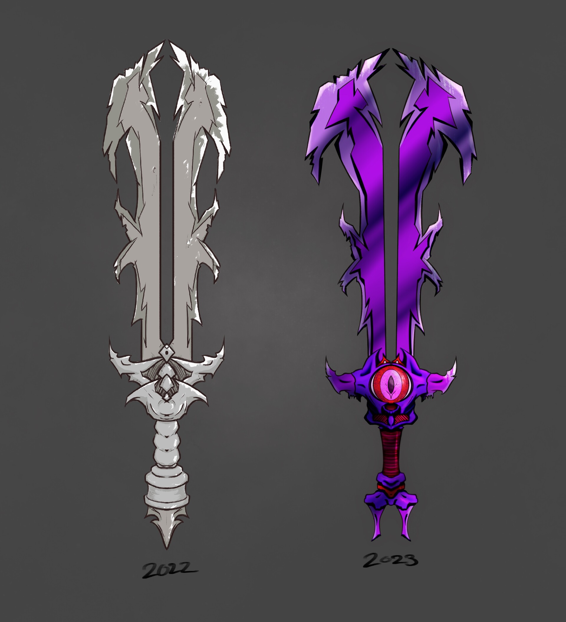 ArtStation - Pokey Purple Sword (Revisited)