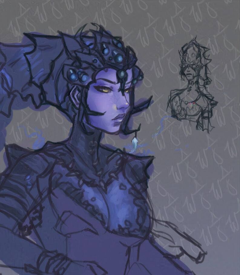 ArtStation - Gelure| Widowmaker Skin|