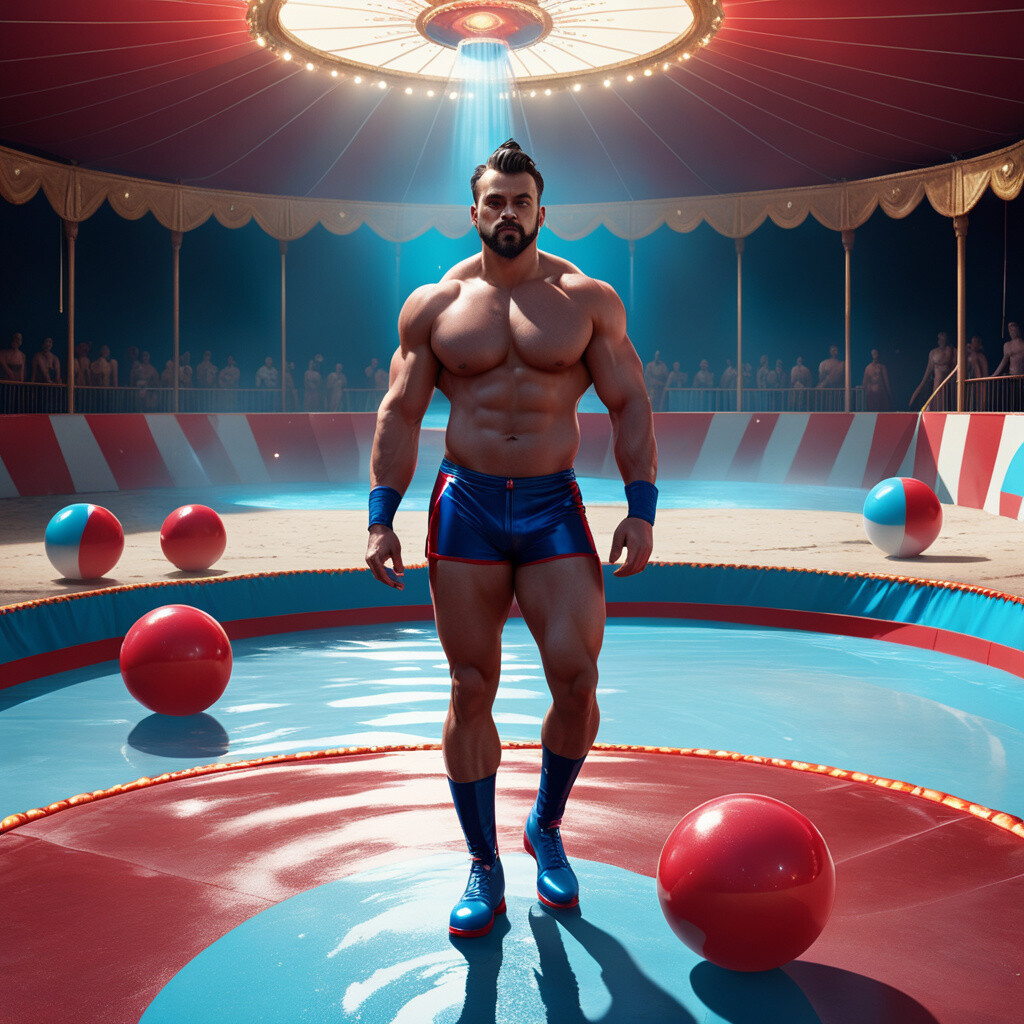 ArtStation - man in the circus