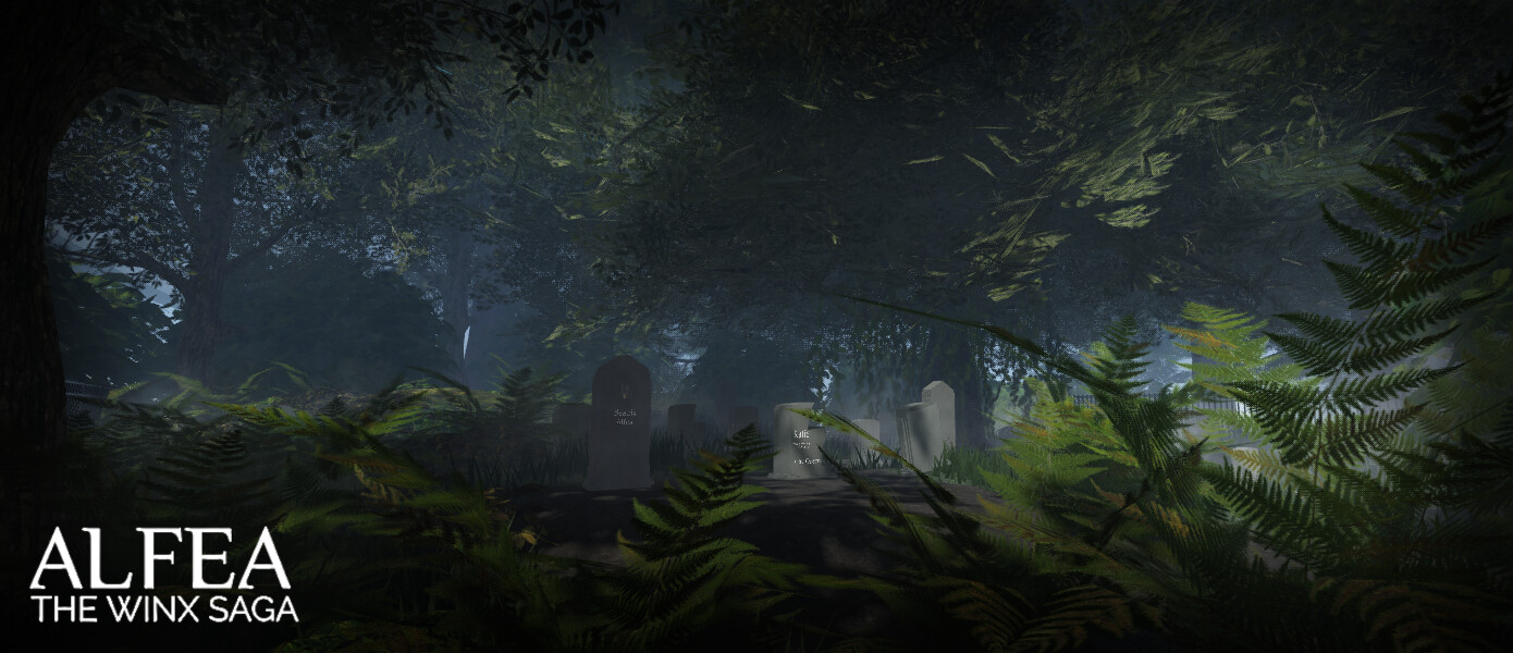 ArtStation - Alfea School Graveyard