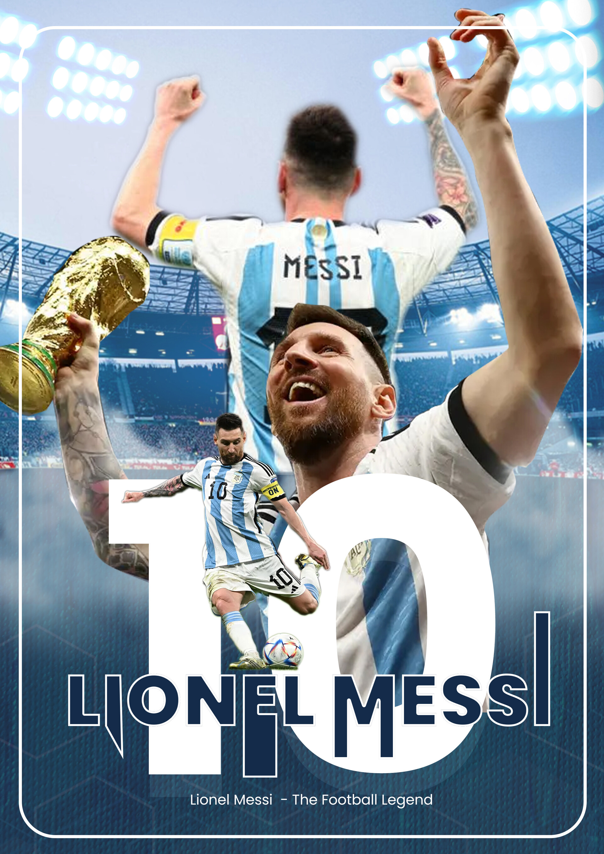 ArtStation - Lionel Messi - The Football Legend