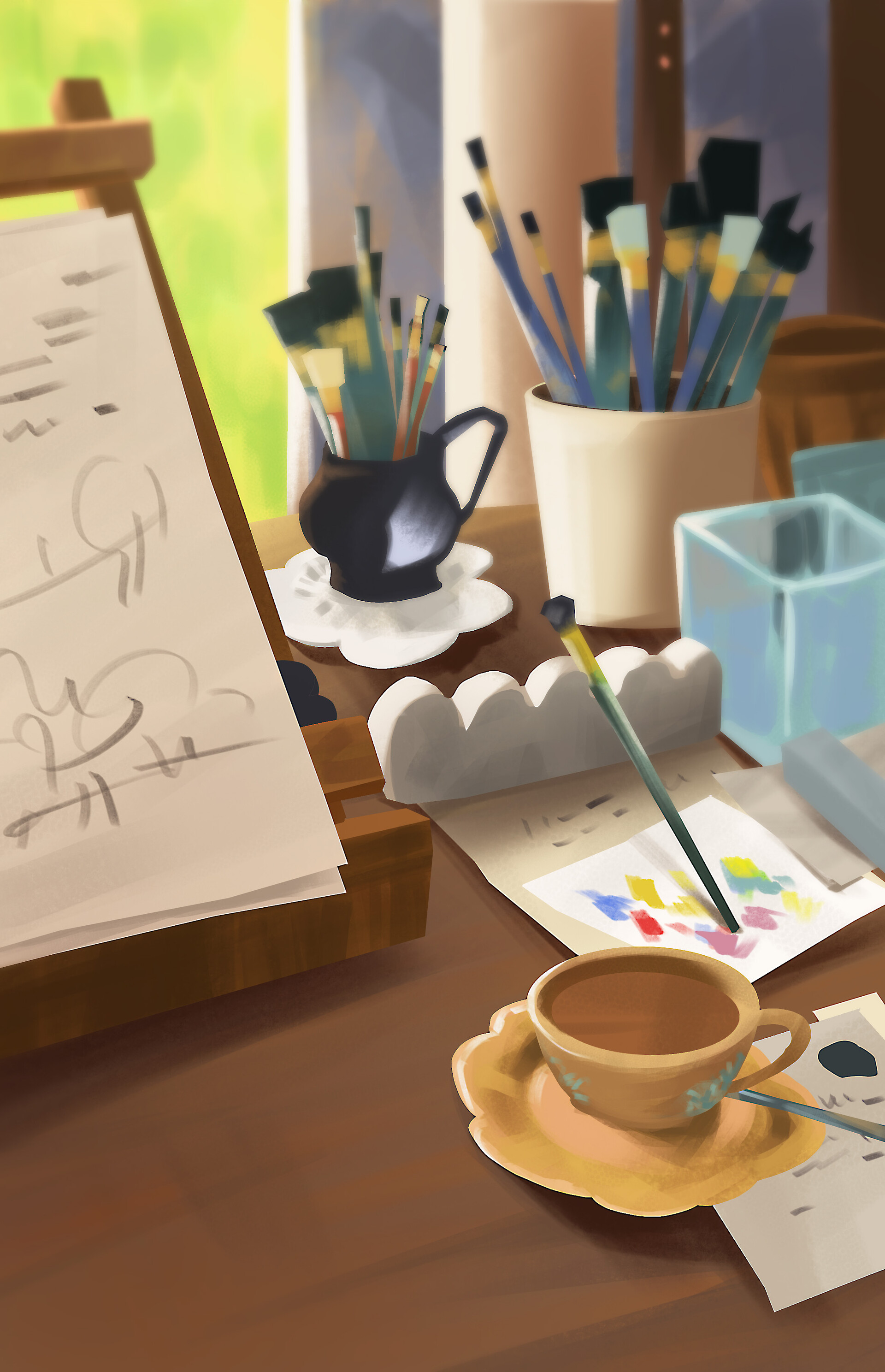 ArtStation - BG study