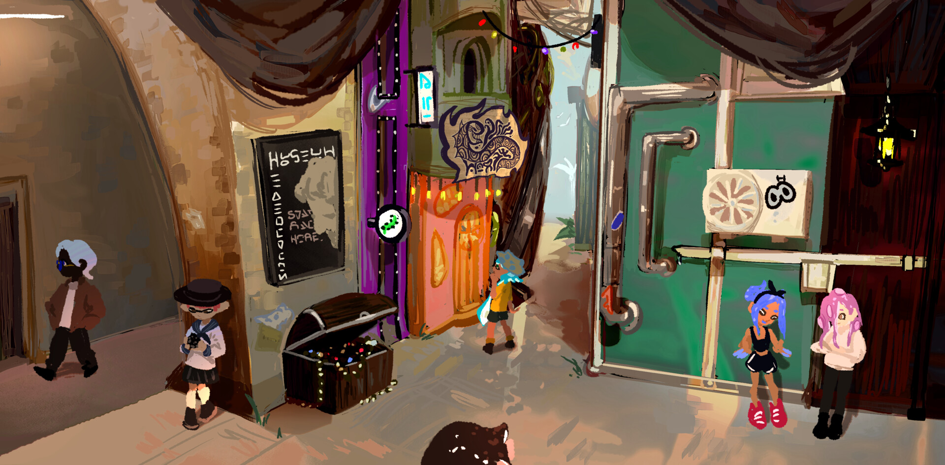 ArtStation - Alleyway #1 + stage