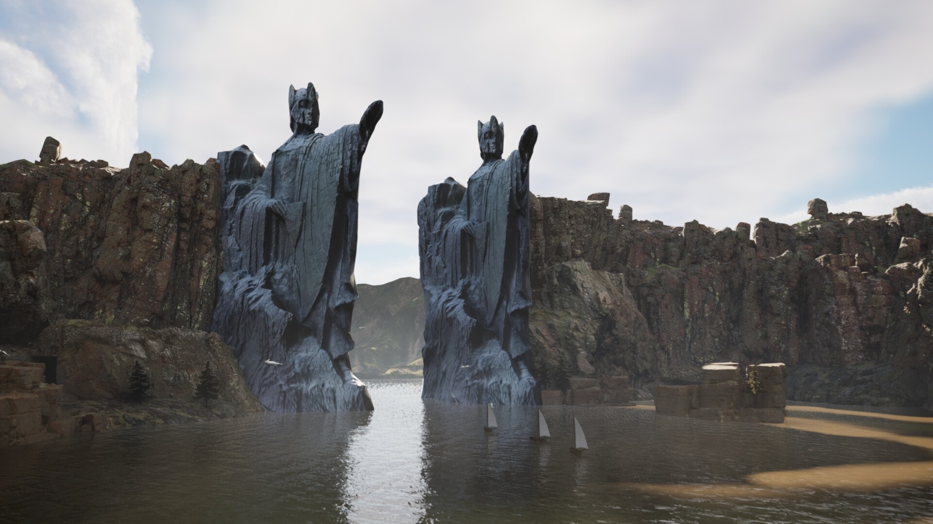 ArtStation - Statue of Isildur - Fan Art Unreal Engine
