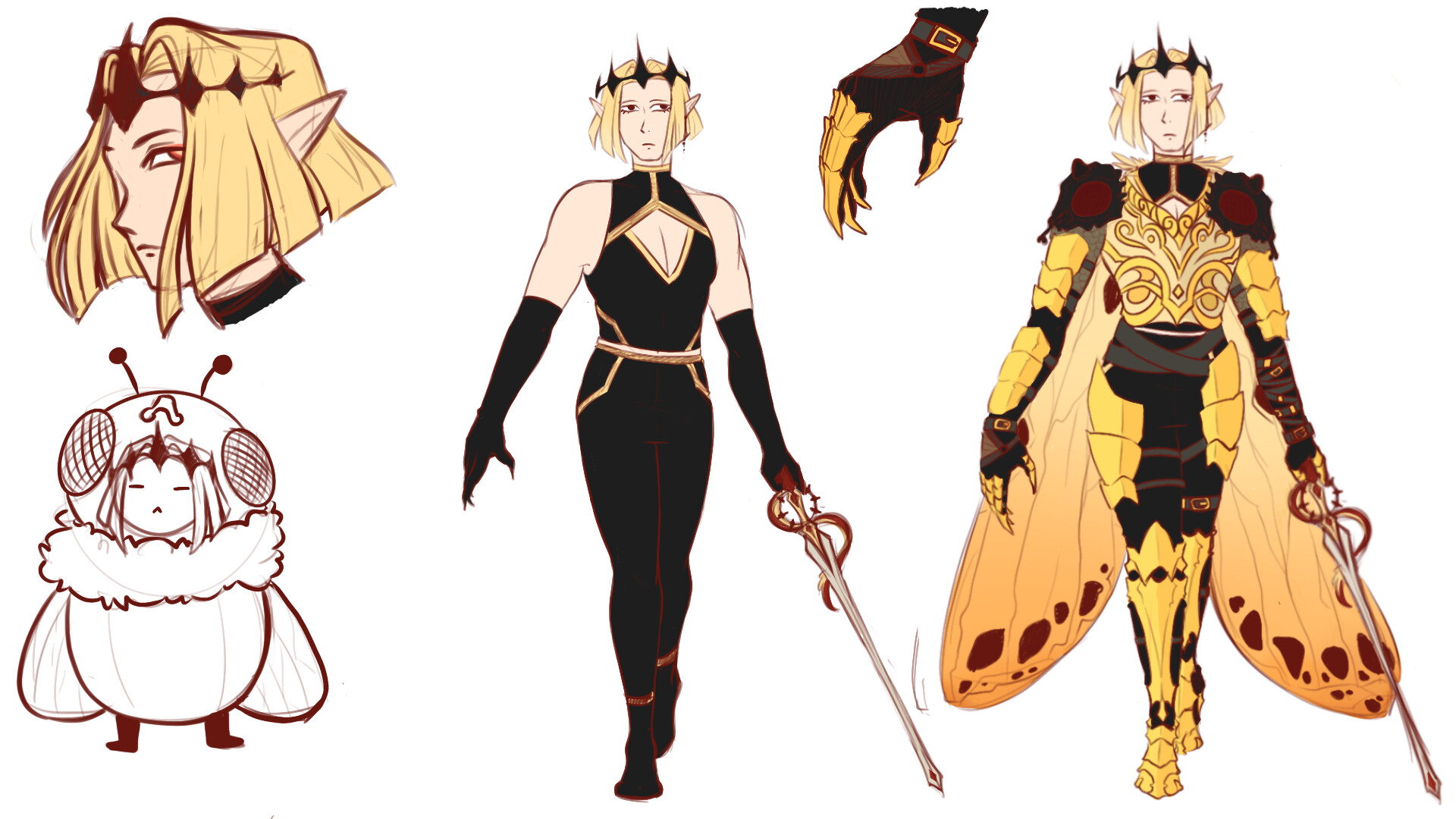 ArtStation - Demon general Concept designs