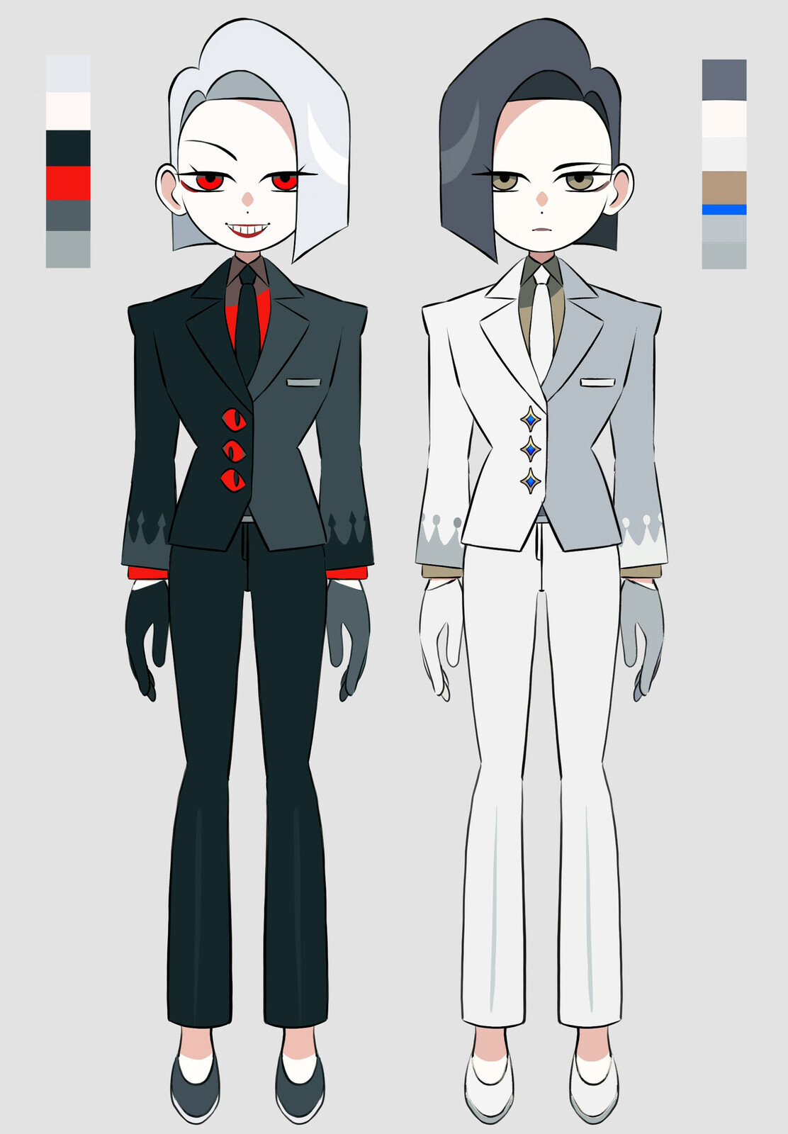 Meloni Shvarts - Anna & Adda character redesign