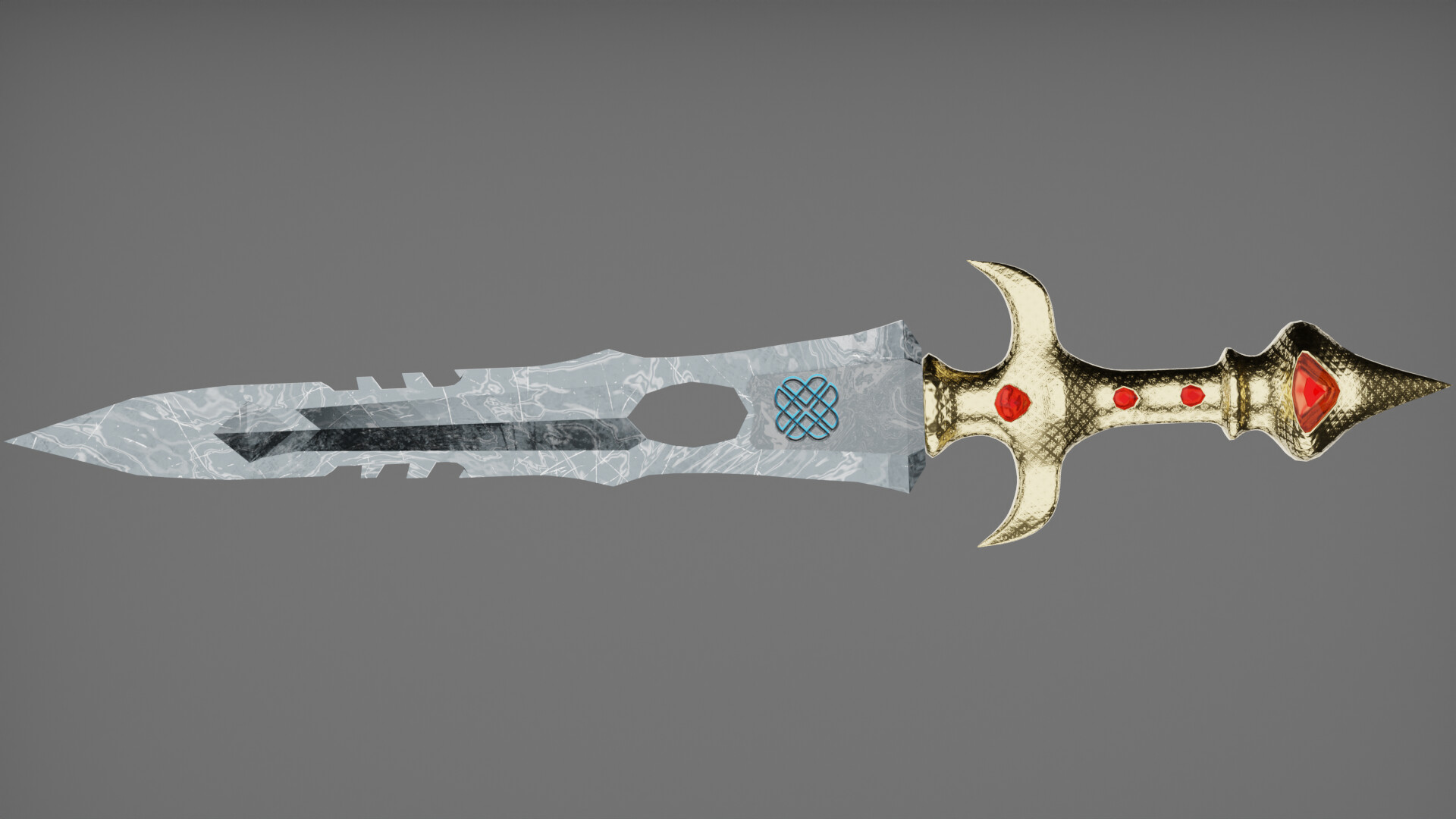 ArtStation - Damascus Steel Blade Sword