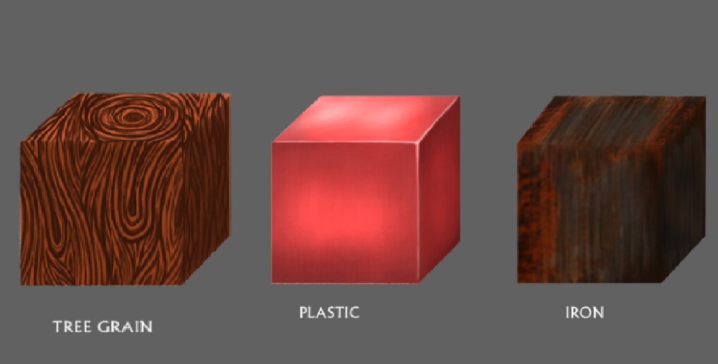 ArtStation - material painting exercise