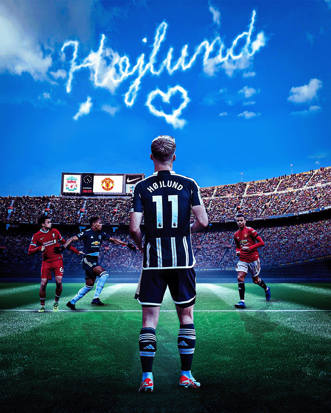 ArtStation - Rasmus Hojlund Mancester United