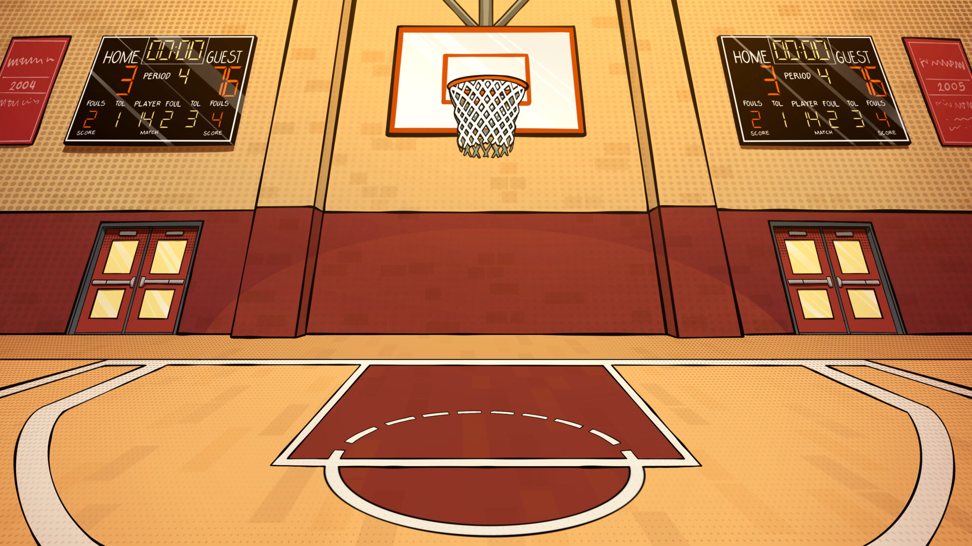 ArtStation - Basketball Court