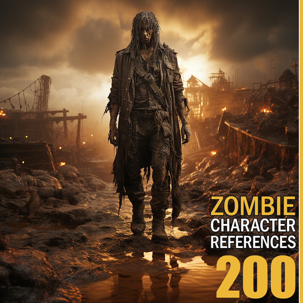 ArtStation - 200 Zombie Concept - Character References | 4K Res