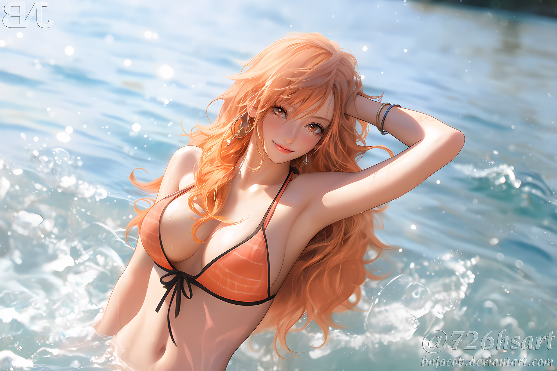 ArtStation - (Fan art) One Piece - Nami 2