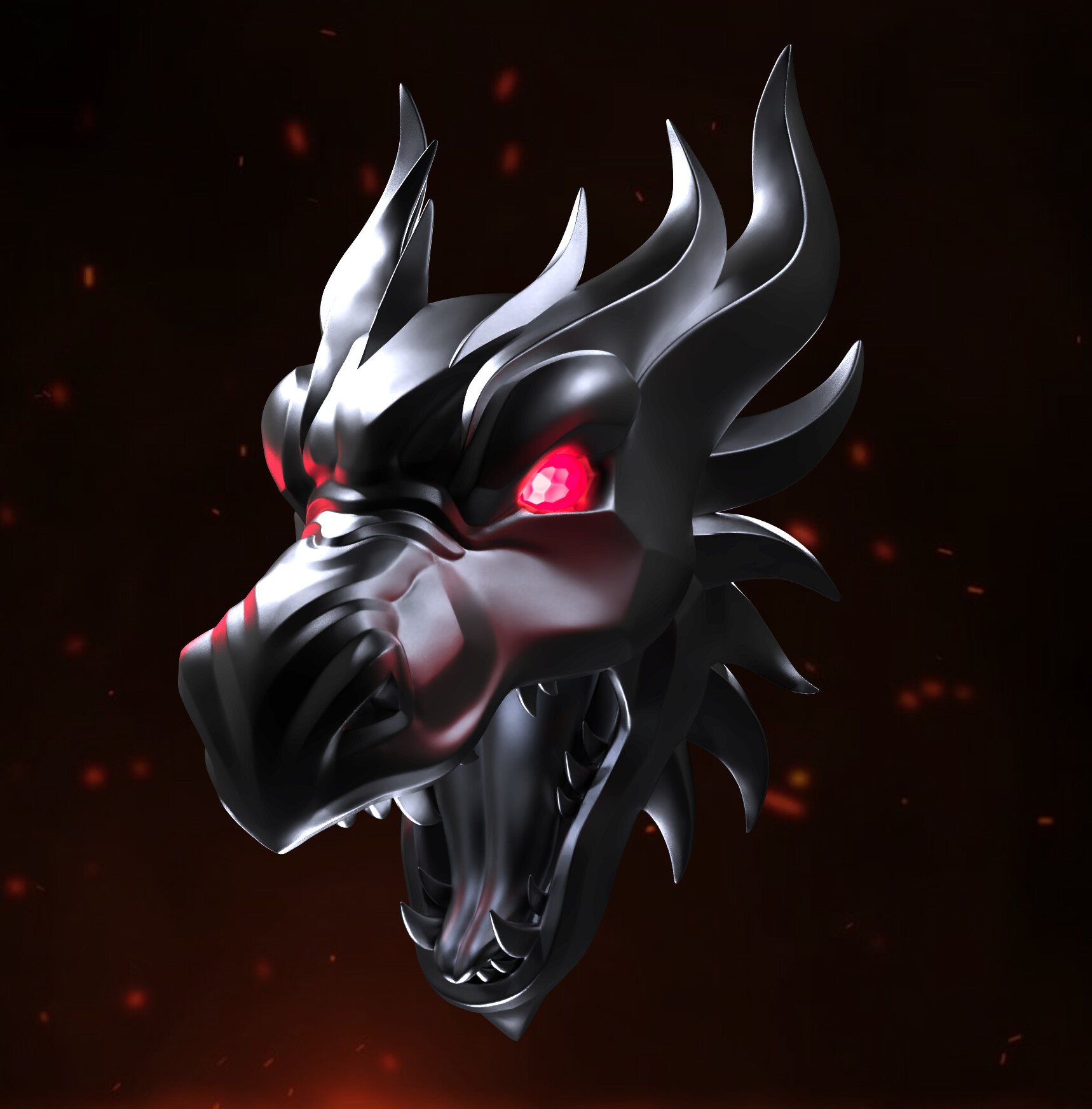 ArtStation - Dragon School medallion